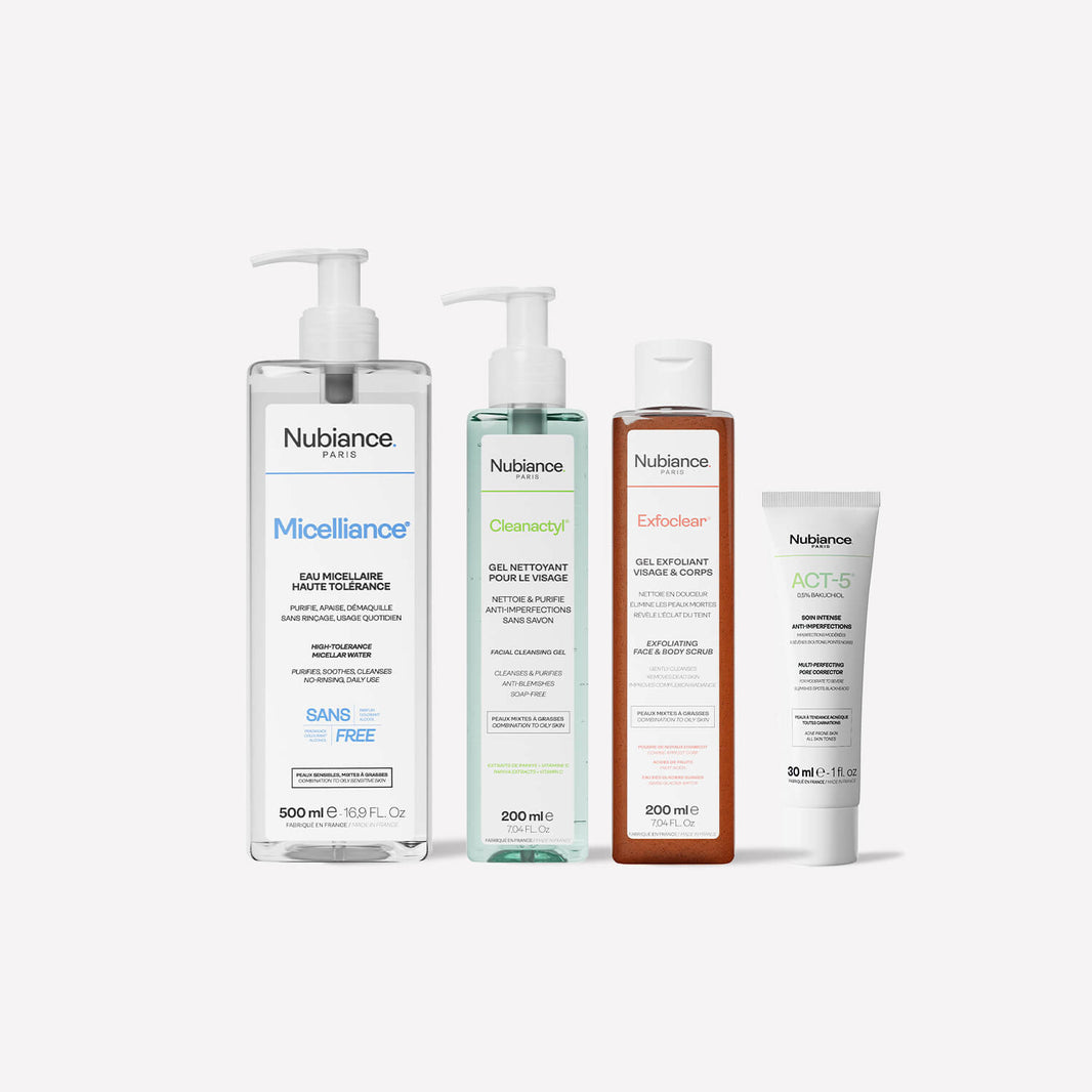 Routine anti-acné : 5 étapes pour se débarrasser des boutons – Nubiance